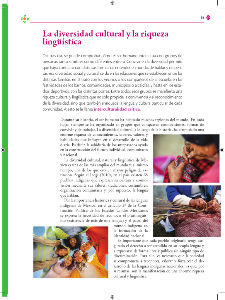 La Diversidad Cultural y La Riquesa Linguistica | PDF | México ...