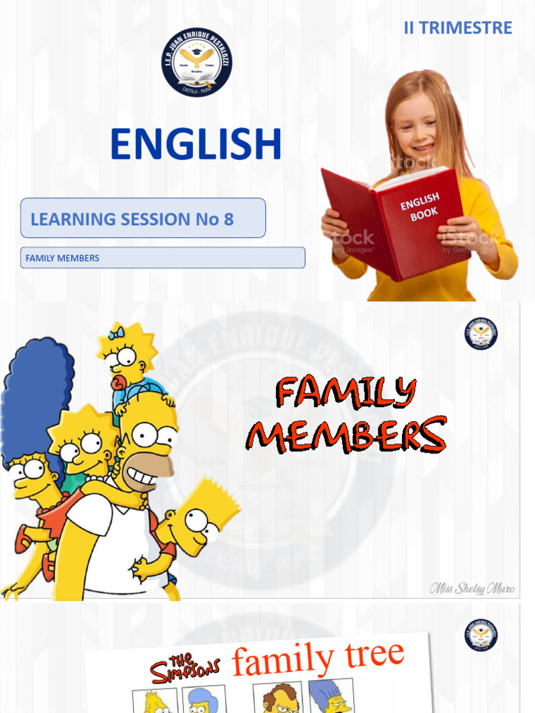 Family Vocabulary for ESL Students | PDF | Grandparent | Lisa Simpson