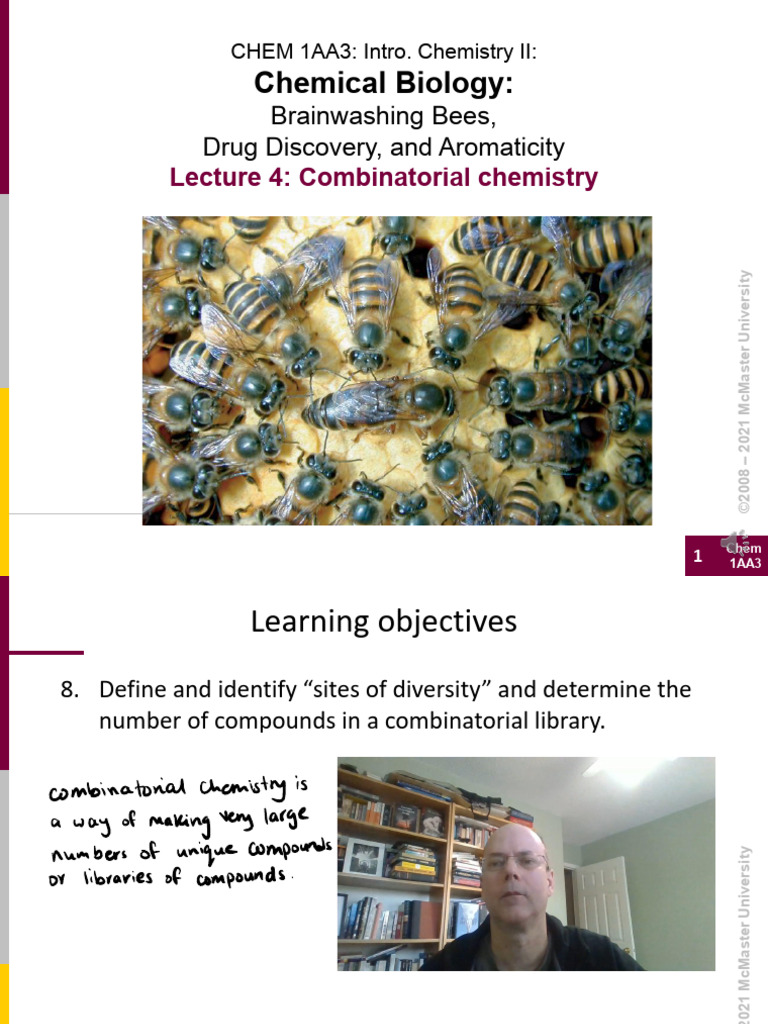 2021-ChemBio Lecture 4 | PDF | Amine | Drug Discovery