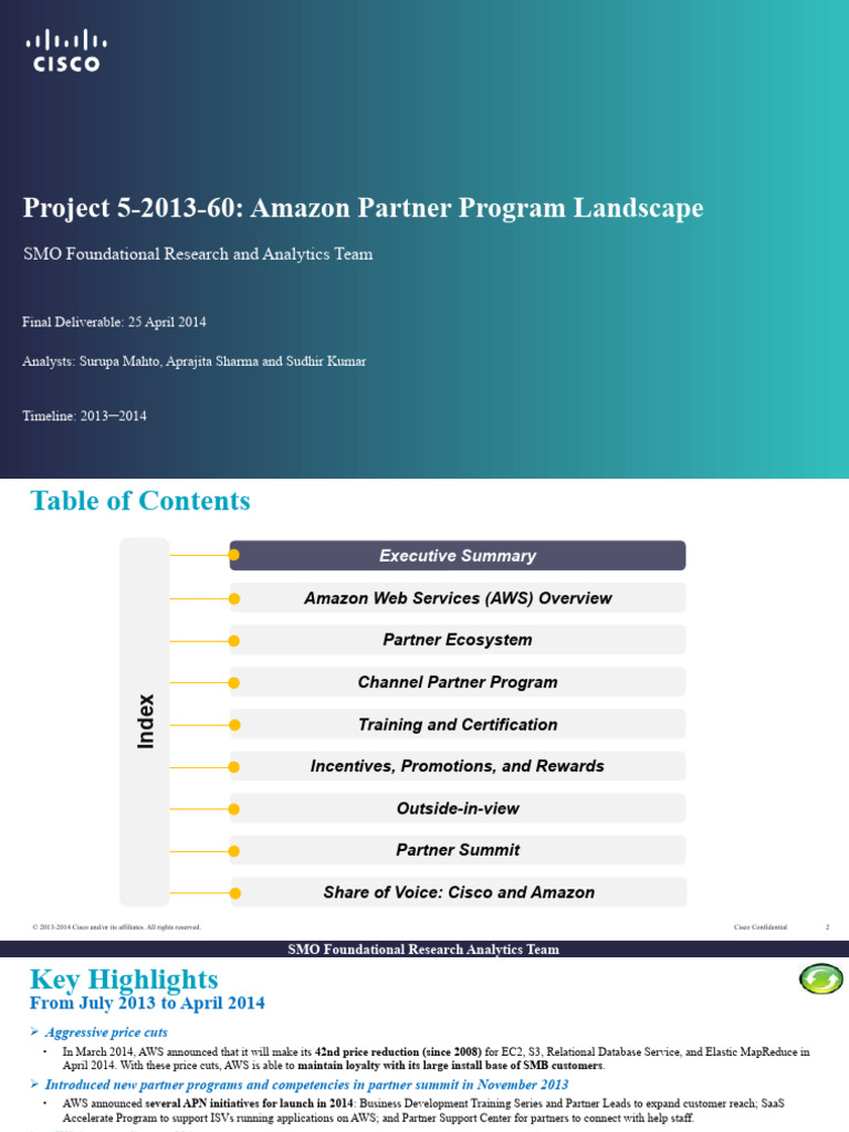 AWS Partner Program Insights 2014 | PDF | Amazon Web Services | Amazon ...