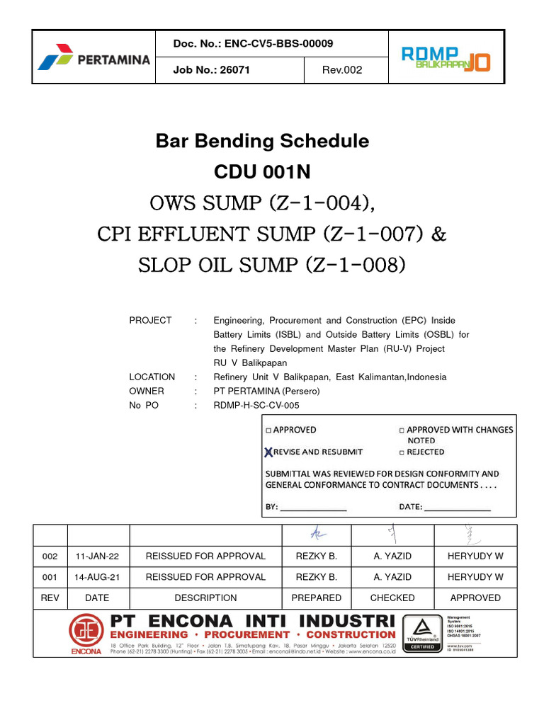 Enc Cv5 Bbs 00009 (Rev.02 Revise) | PDF
