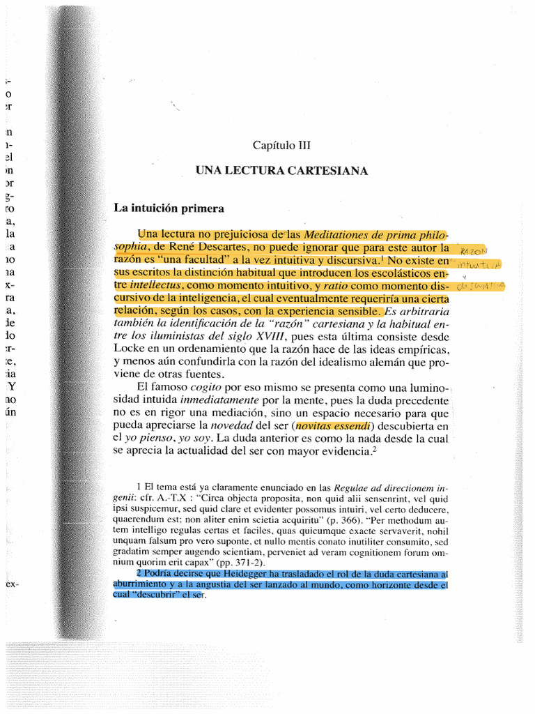 Una Lectura Cartesiana - Francisco Leocata | PDF