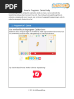 Dance Cards | PDF | Scratch (Programming Language) | Dances