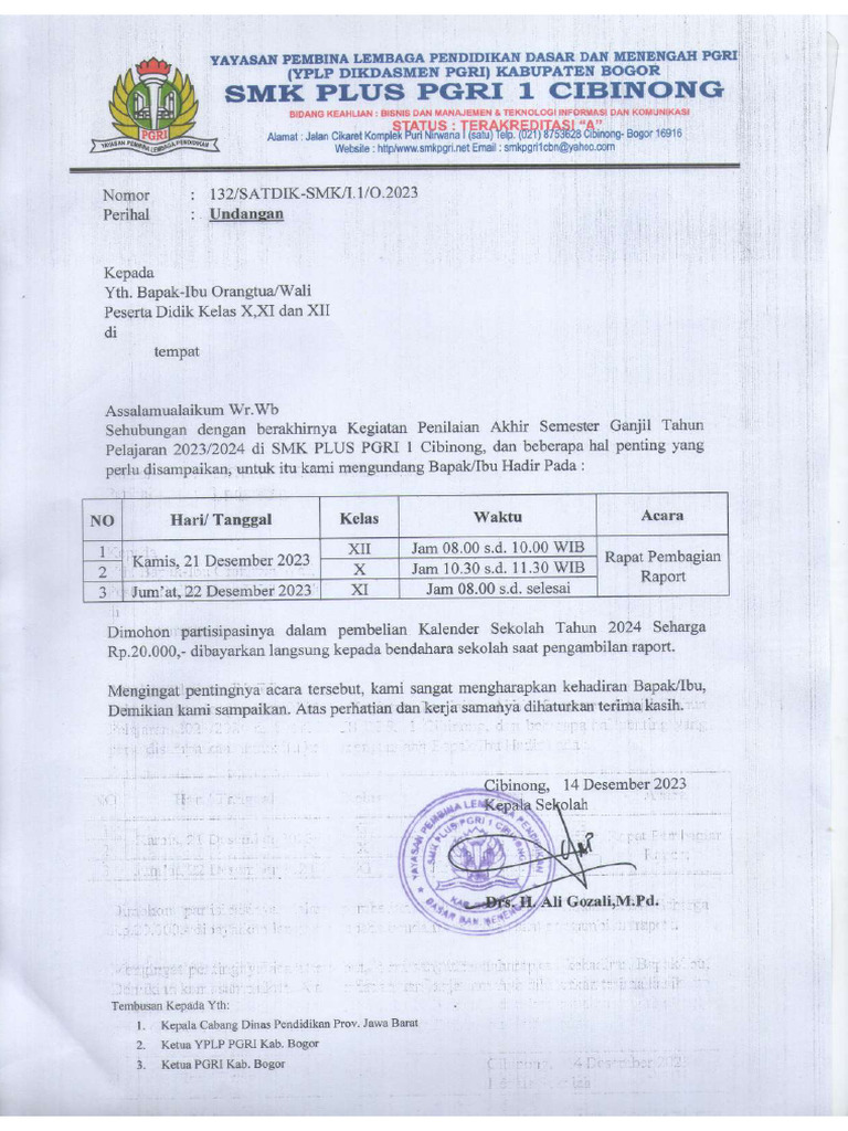 Und Bagi Rapor | PDF