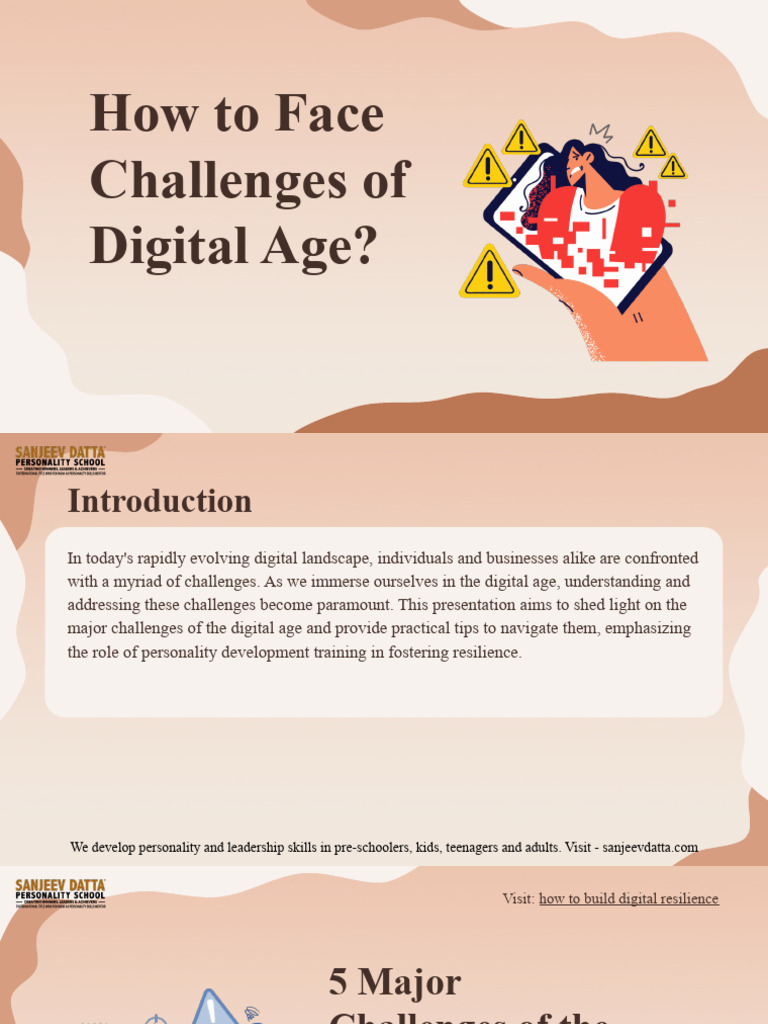 How To Face Challenges of Digital Age? | PDF | Computer Security | Security