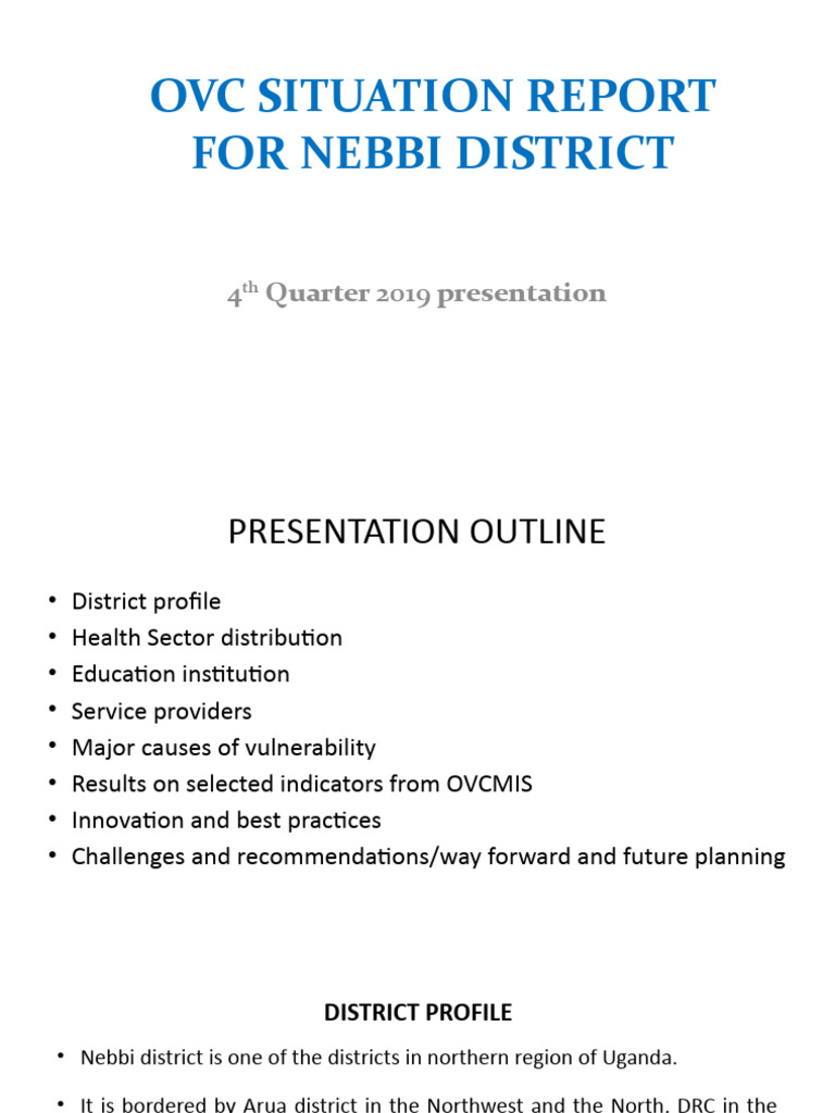 OVC Presentation 2019 3 Nebbi-1 | PDF