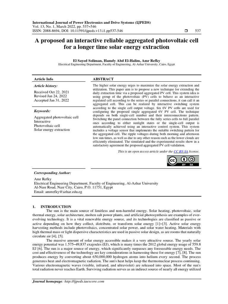 Interactive Aggregated PV Cell Design | PDF | Solar Energy | Solar Cell