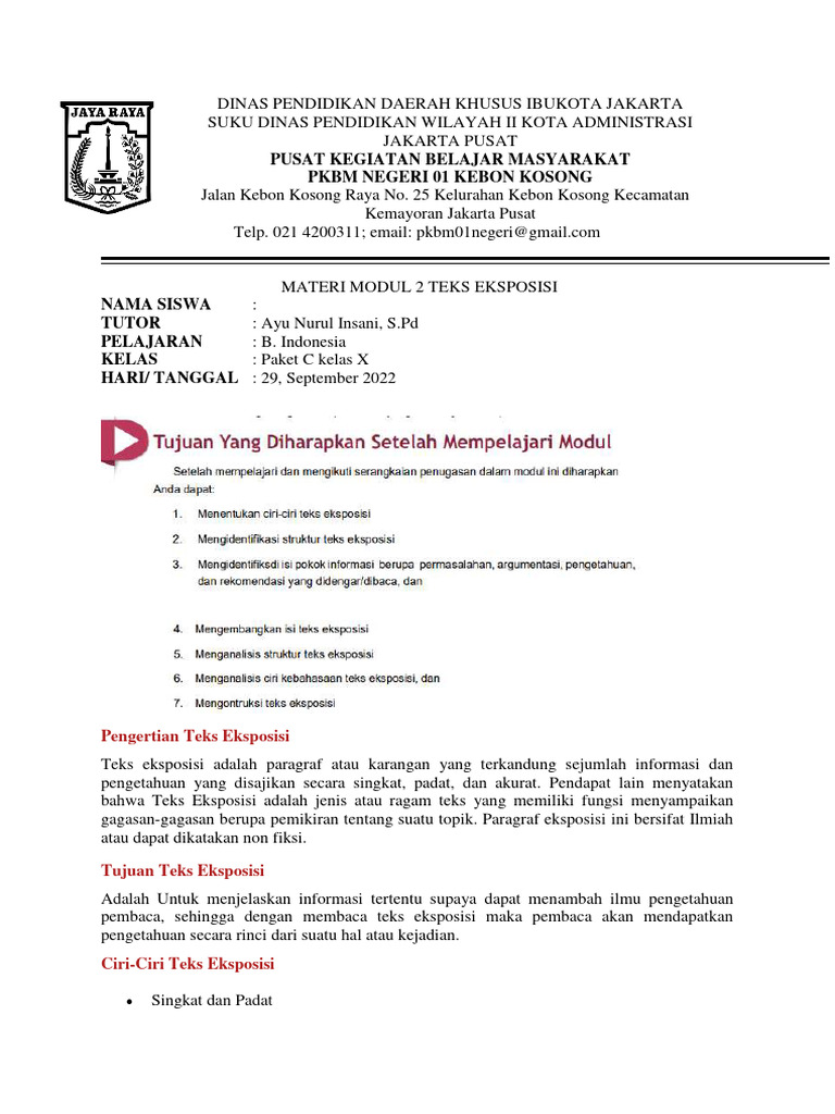 P1 Modul 2 Unit 1 | PDF