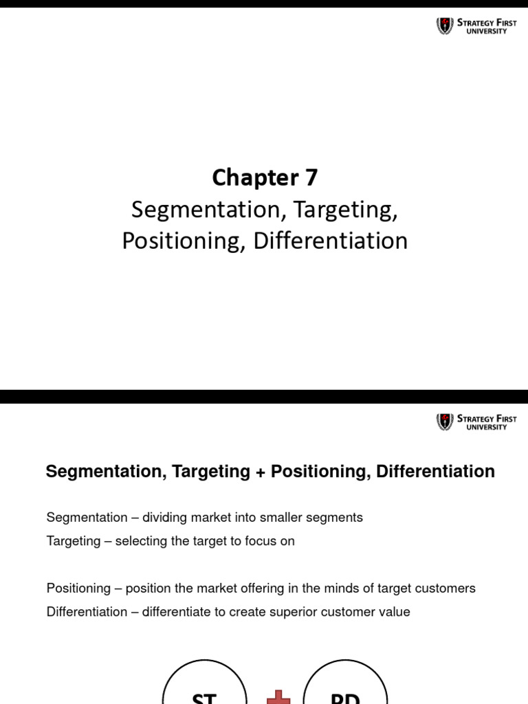 STPD | PDF | Market Segmentation | Competitive Advantage