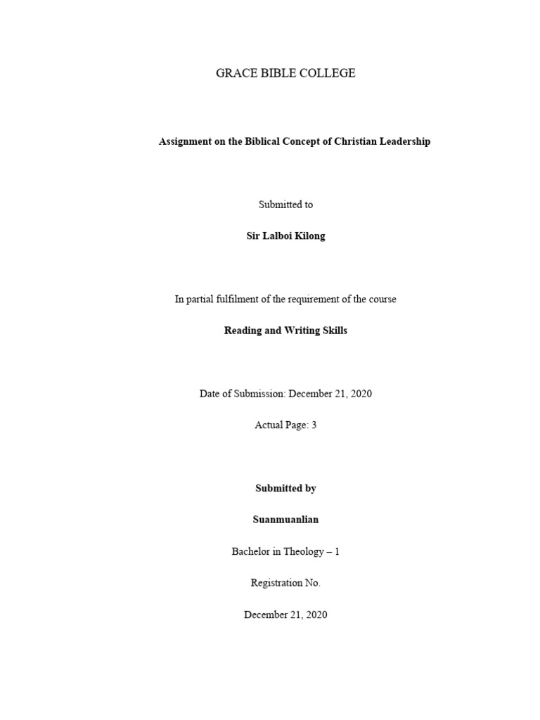 Christian Leadership | PDF | Shepherd | Theology