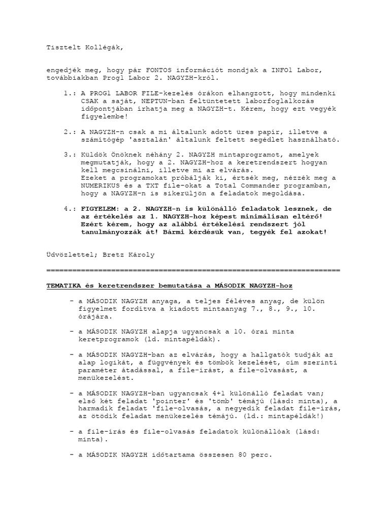 C 10 Ora Nzh2 Minta Gyakorlas L Pdf