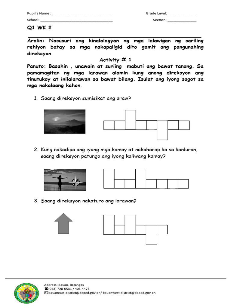 AP3-Worksheets - Q1-Wk-2 | PDF