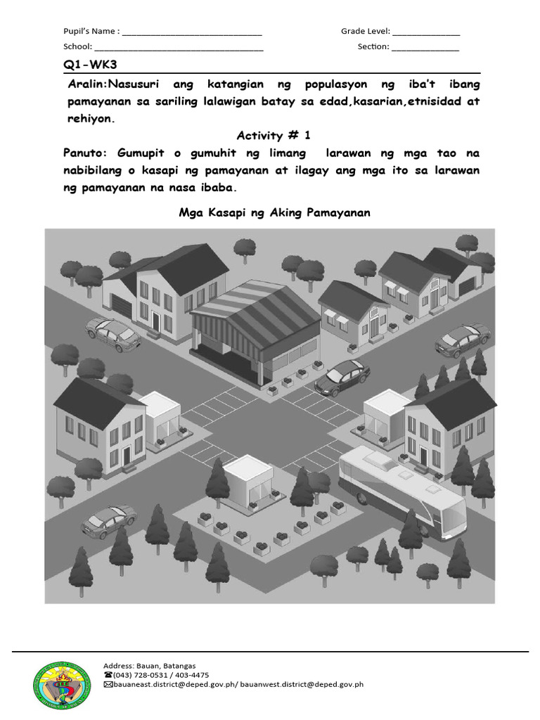 AP3-Worksheets - Q1-Wk-3 | PDF