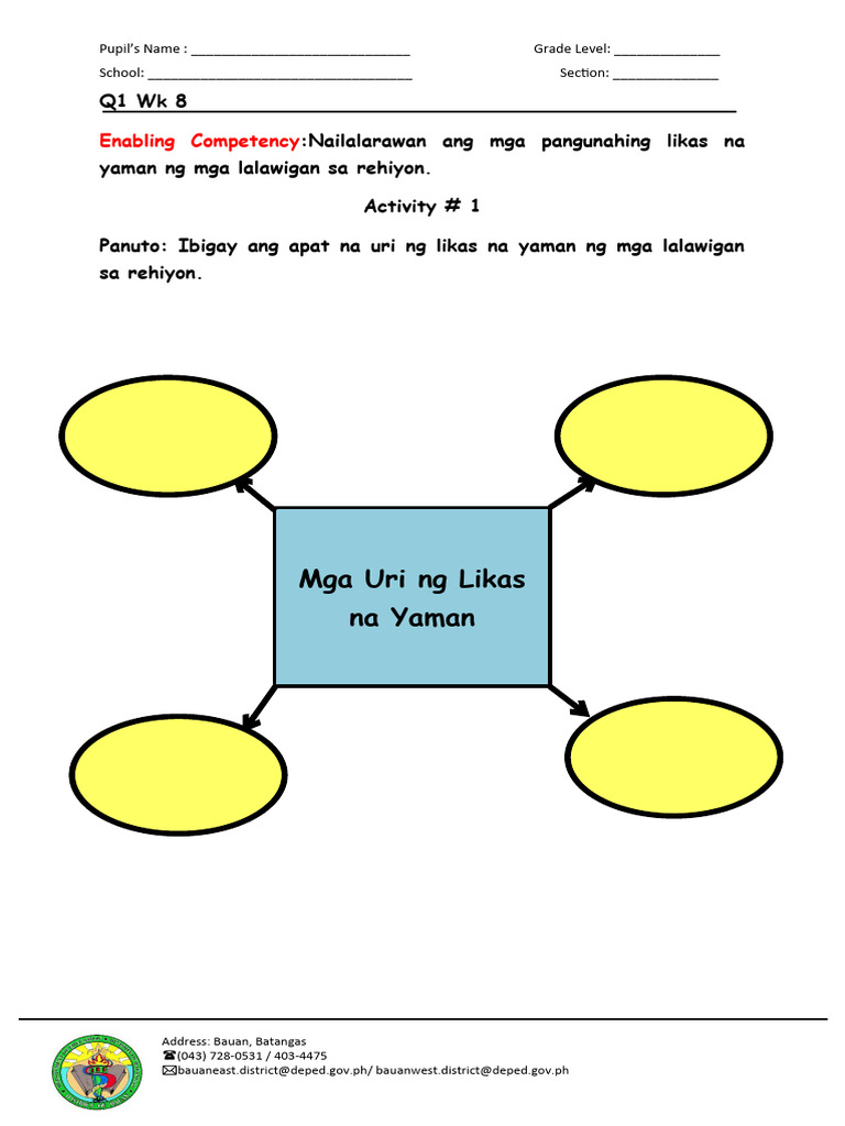 AP3 Worksheets Q1 WK 8 | PDF