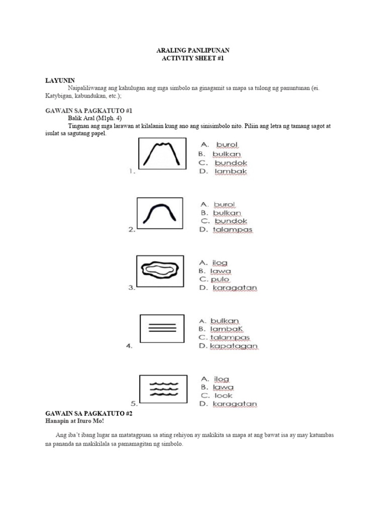 AP Activity Sheet #1 | PDF
