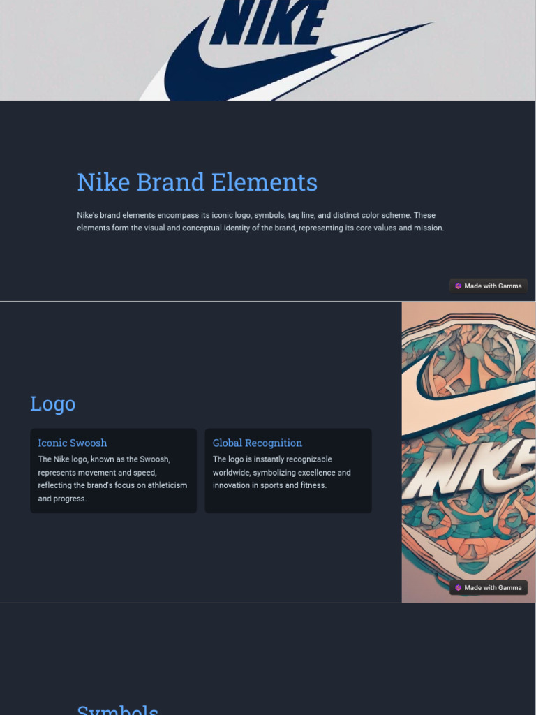 Nike Brand Elements | PDF | Brand | Logos
