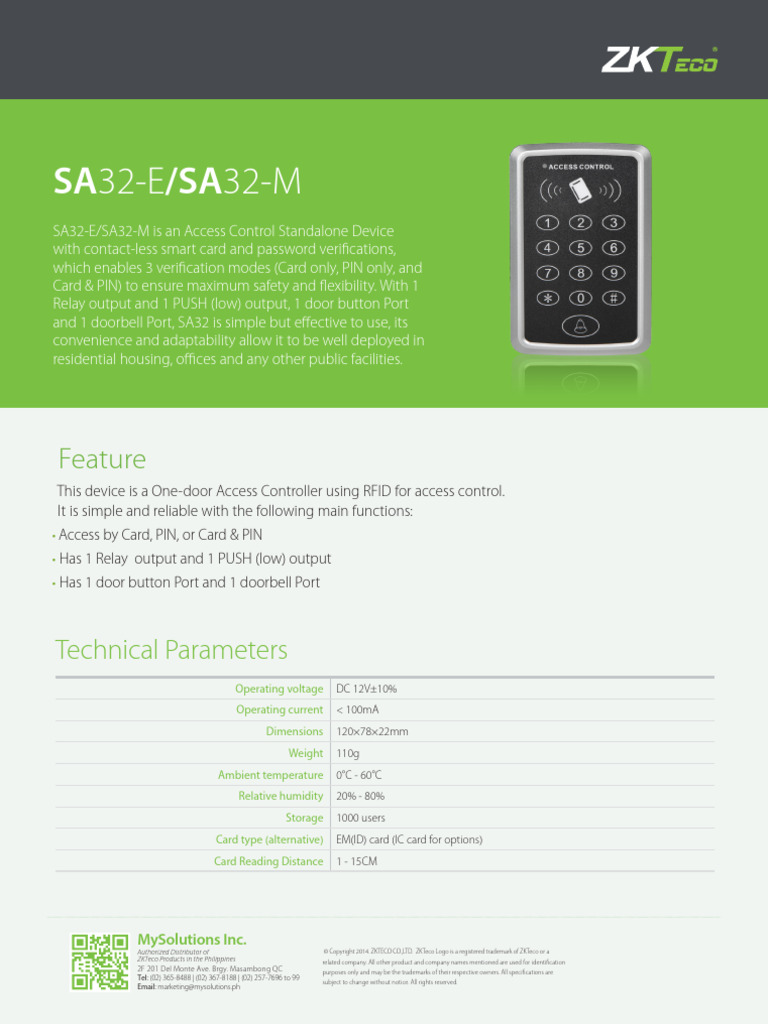 SA32-E/SA32-M: Feature | PDF