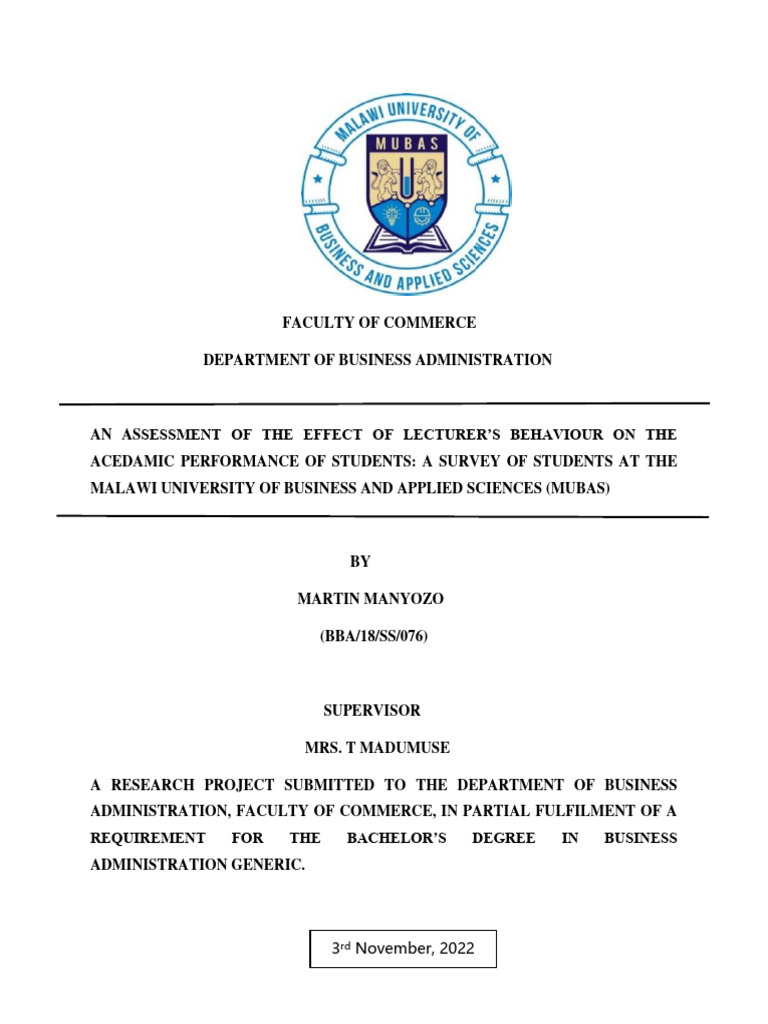 Martin Manyozo Final Dissertation | PDF