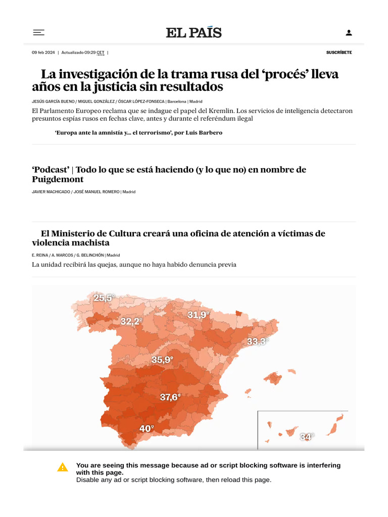 EL PAÍS El Periódico Global | PDF | España | Madrid