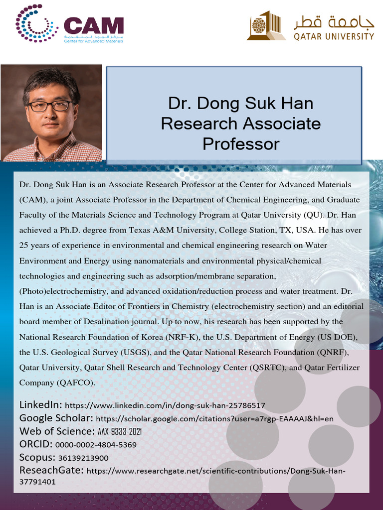 Bio - Dong Suk Han | PDF