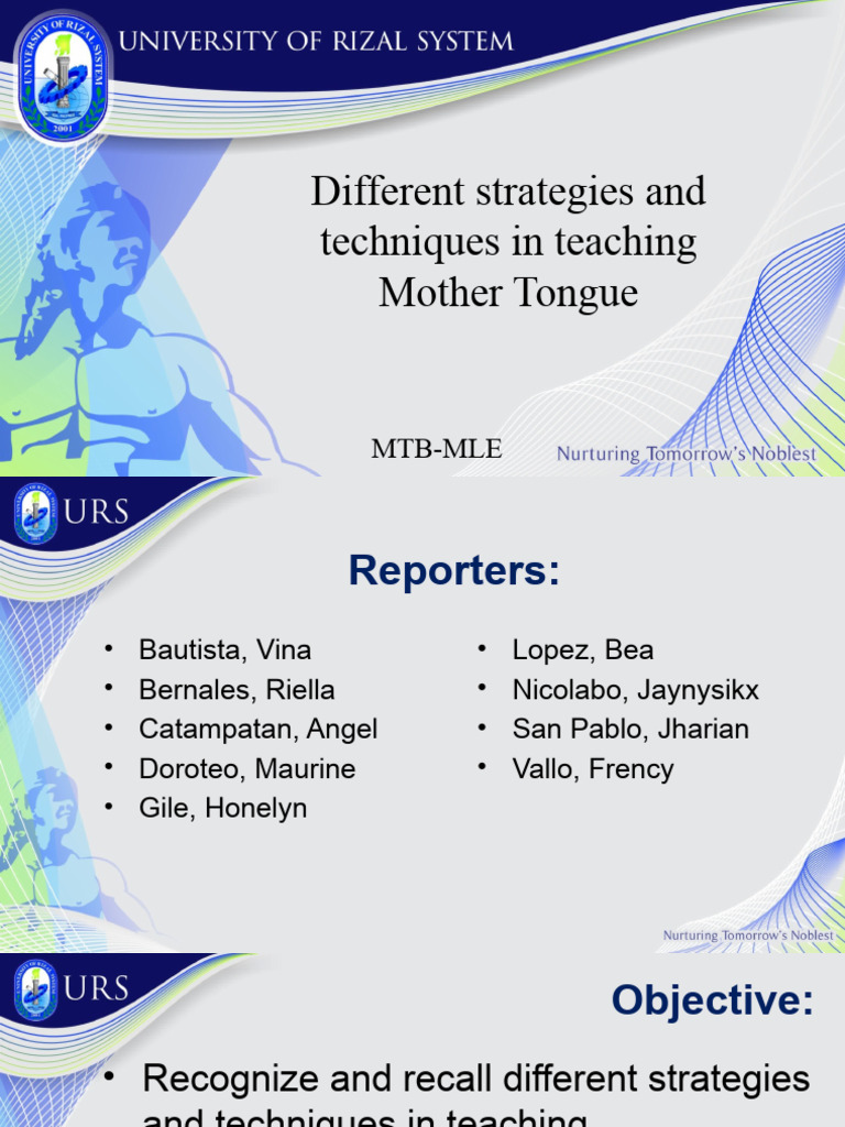 MTB Mle 1 | PDF | Linguistics | Language Acquisition