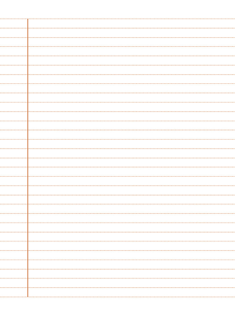 Ruled Page Format A4 | PDF