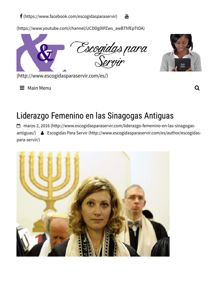 Liderazgo Femenino en Las Sinagogas Antiguas | PDF | Sinagoga | Judios y judaísmo