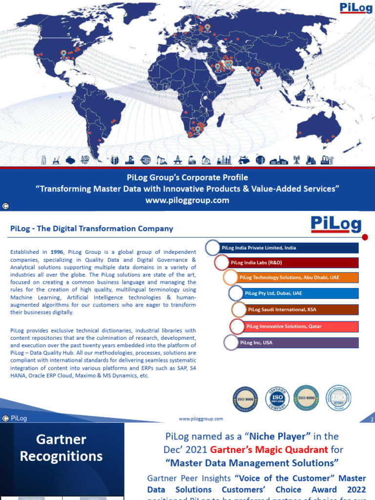 PiLog Group - Business Profile | PDF | Cloud Computing | Analytics