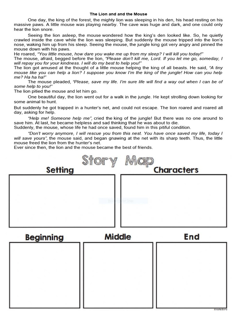 The Lion and and The Mouse | PDF