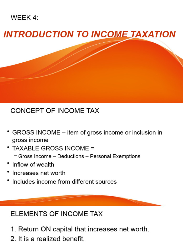 Intro to Income Tax Basics | PDF | Law