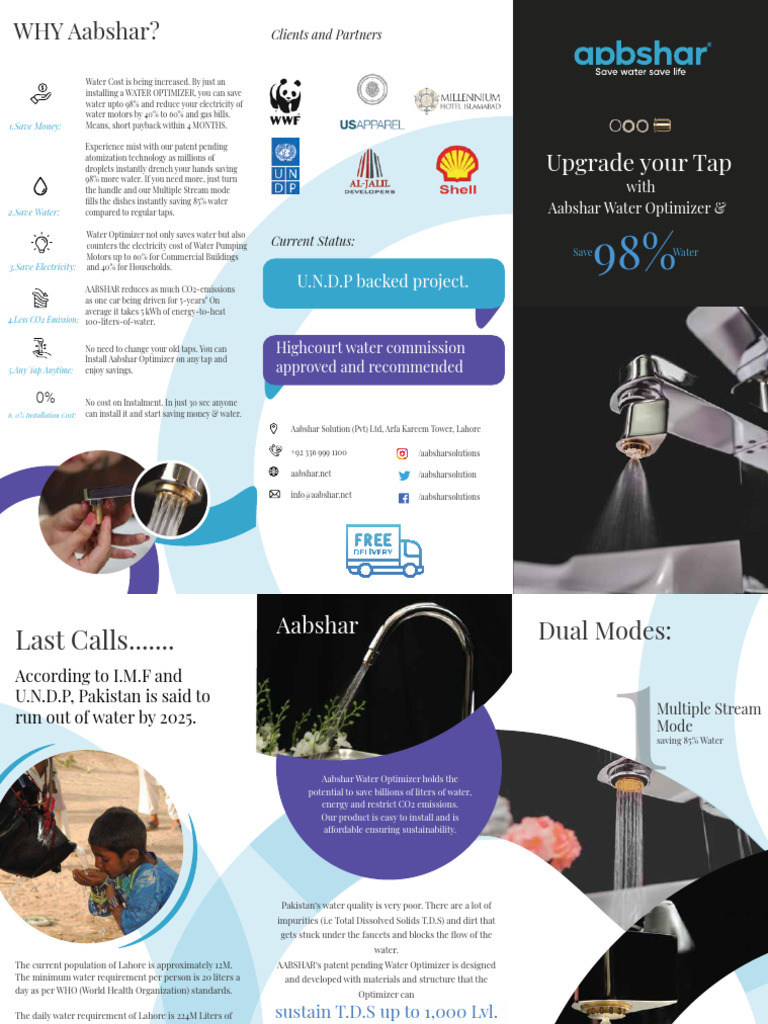 Brochure | Download Free PDF | Water | Environmental Science