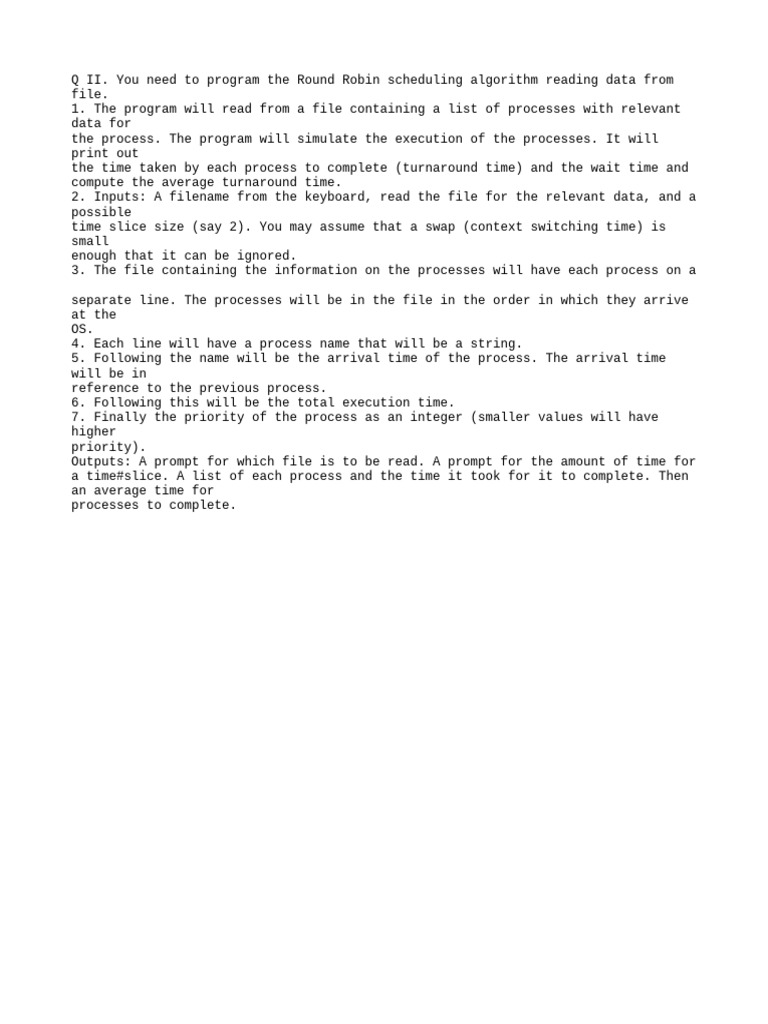 Cse 316 Project Question | PDF