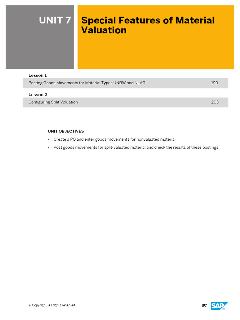 Special Features of Material | PDF | Inventory | Valuation (Finance)