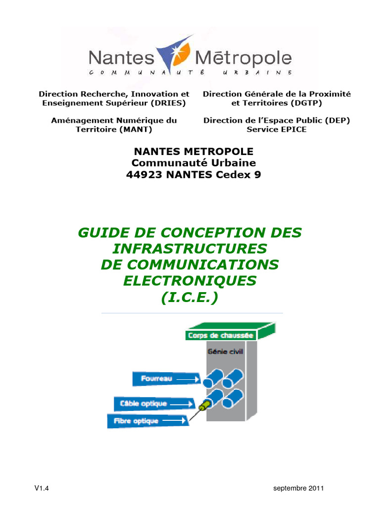 Guide de Conception des ICE | PDF | Haut débit | Télécommunications
