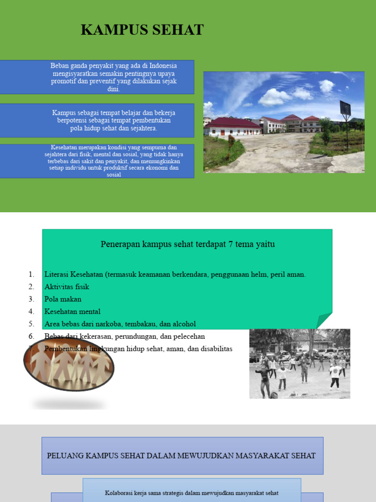 Mewujudkan Kampus Sehat dan Sejahtera | PDF