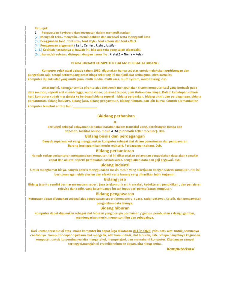 Praktekum 1 Eca | PDF