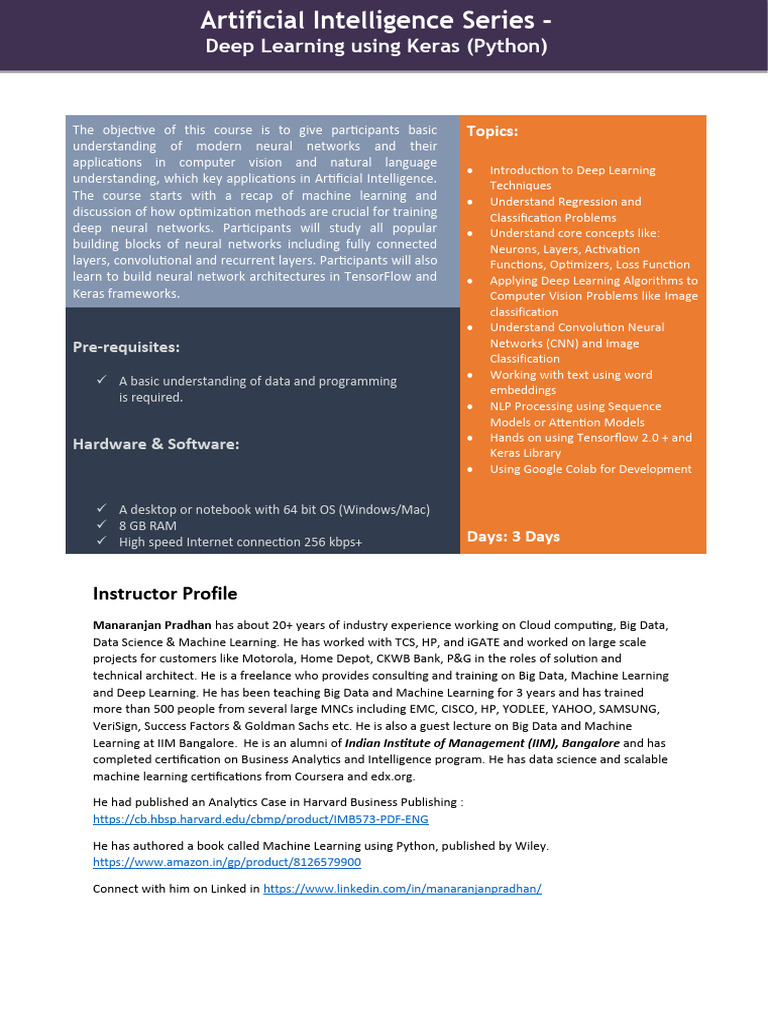 Deep Learning Basics for Developers | PDF | Deep Learning | Machine ...