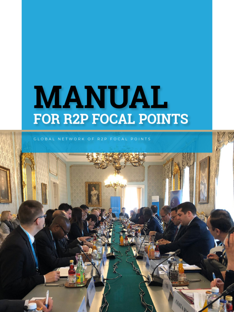 R2P Focal Points Manual 12 September FINAL | PDF