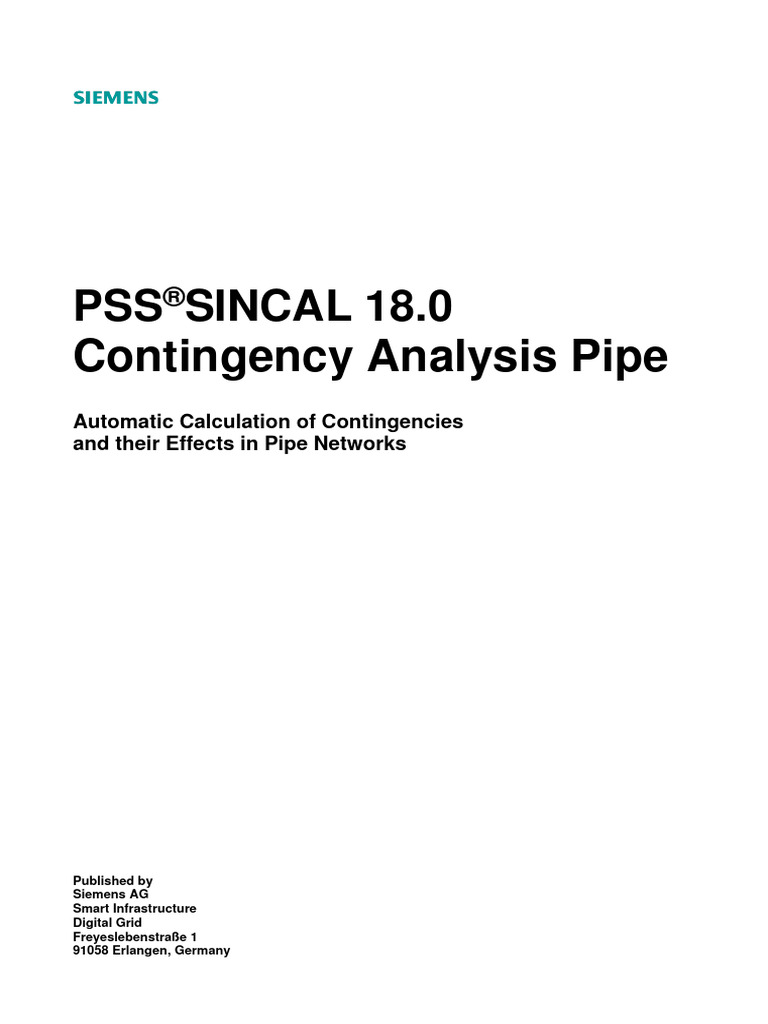 Contingency Analysis Pipe | PDF