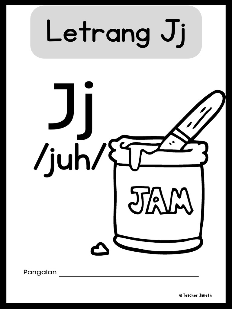Letrang JJ Kindergarten Worksheets | PDF
