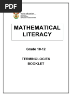 Mathematical Literacy Formula Sheet | PDF | Interest | Value Added Tax