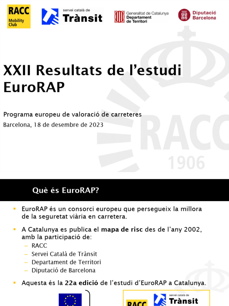 Dossier EURORAP 2023 CAT | PDF