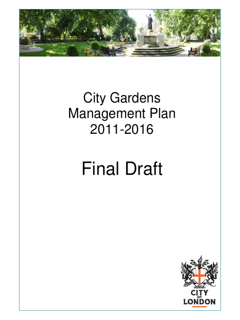 Appendix 3 - City Gardens Management Plan 2011-2016 Final Draft ...