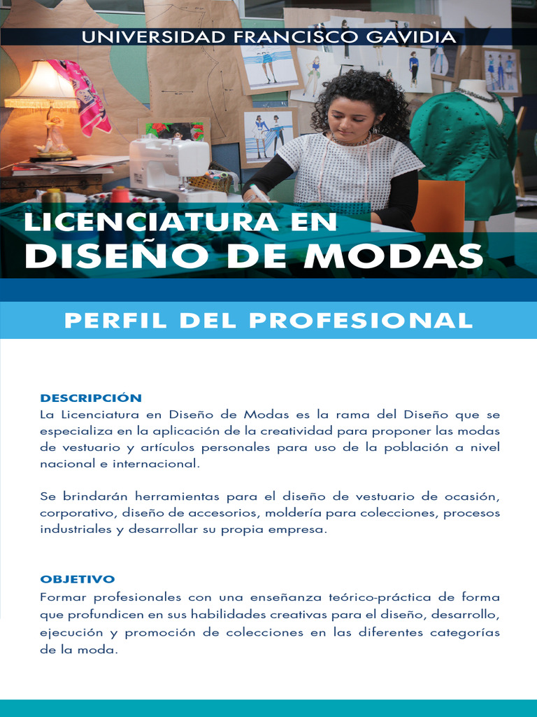 Diseño de Modas: Licenciatura en | PDF | Diseño
