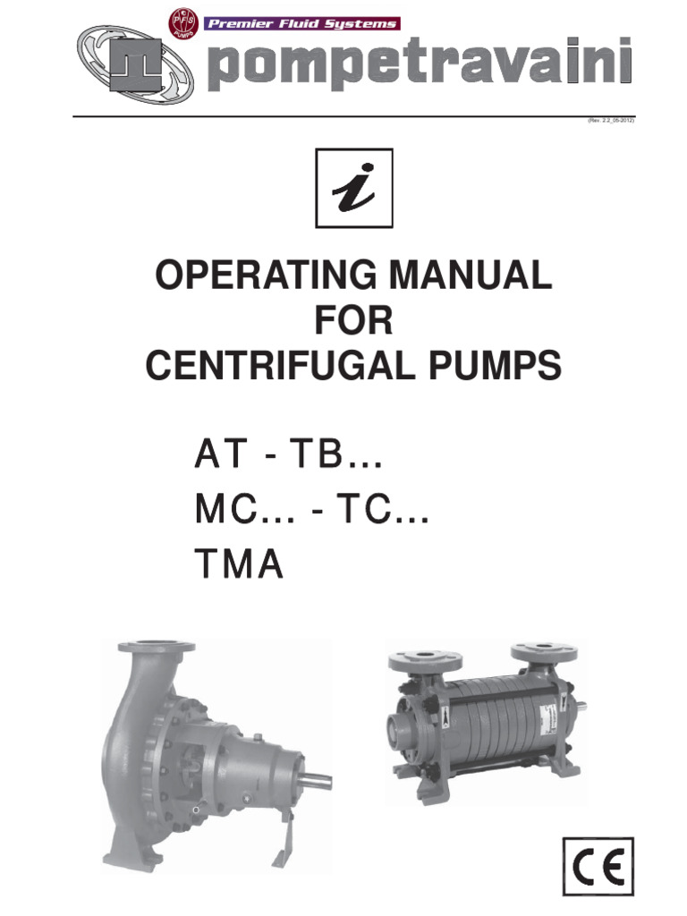 Operating Manual TBH AT TB MC TC TMA 2017 | PDF | Pump | Valve
