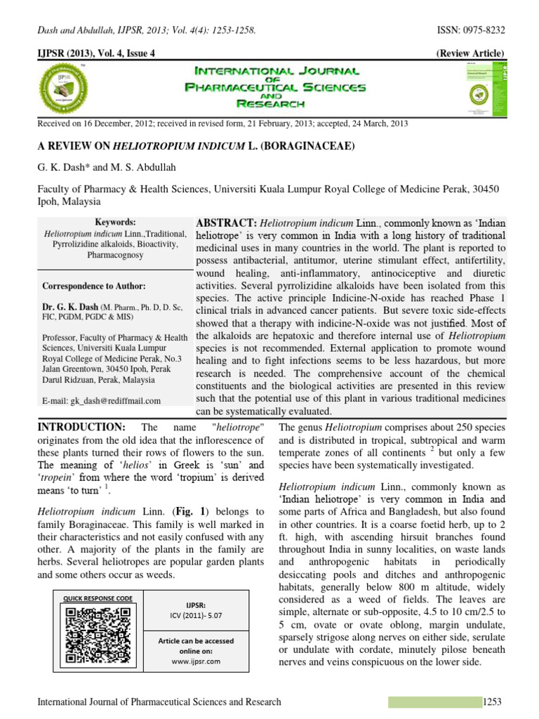 2 Vol. 4 Issue 4 IJPSR April 2013 RE 846 Paper 2 | PDF