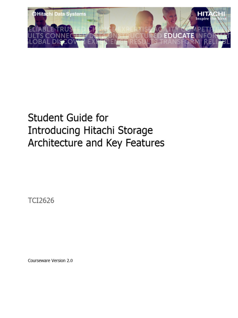 Introducing Hitachi Storage Architecture | PDF | Replication (Computing ...