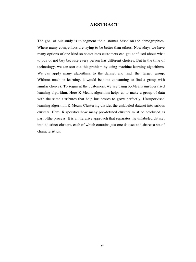 Final | PDF | Cluster Analysis | Machine Learning