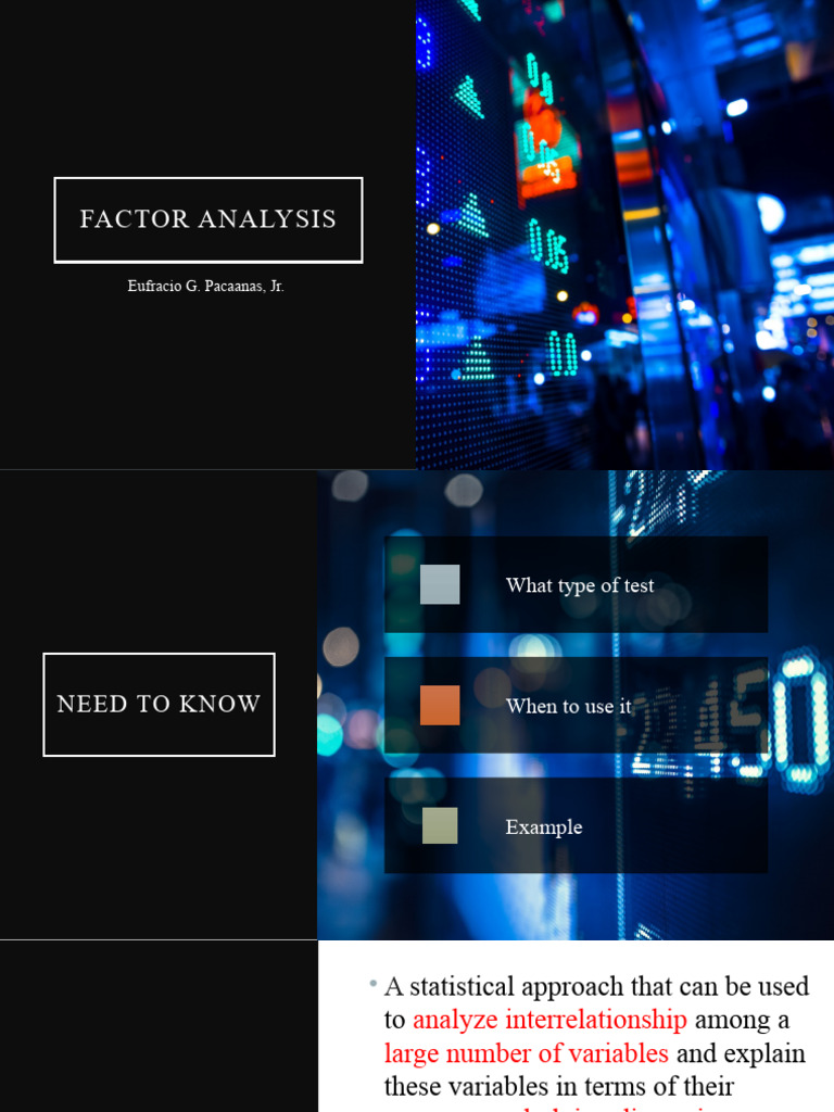 Factor Analysis | PDF | Factor Analysis | Scientific Method Factor Analysis | PDF | Factor Analysis | Scientific Method