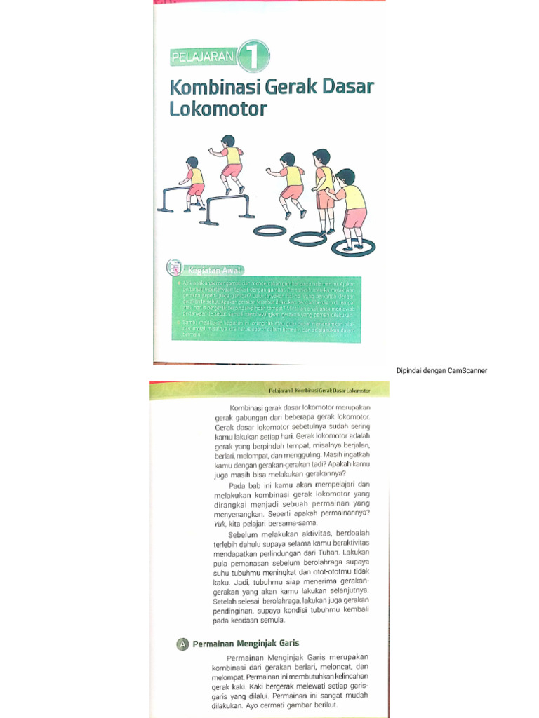 Kombinasi Gerak Lokomotor | PDF